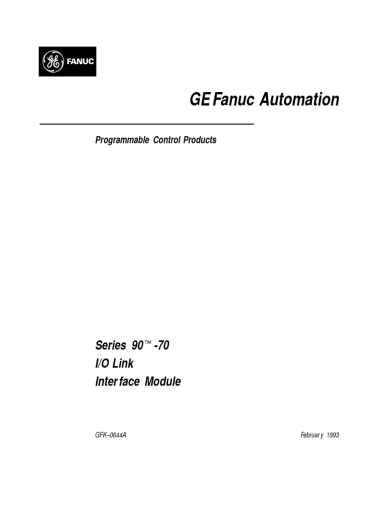 Ge Series 90 70 Manual Do Utilizador | PDF | Programmable Logic Controller | Input/Output