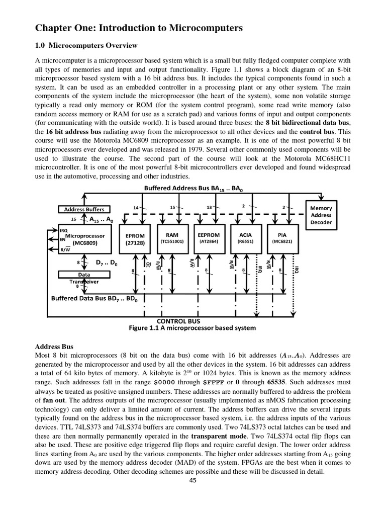 Microprocessors And Microcontrollers Pdf Read Only Memory Computer Data Storage 3156