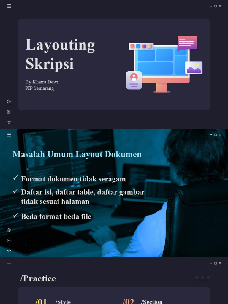 Panduan Layout Skripsi | PDF