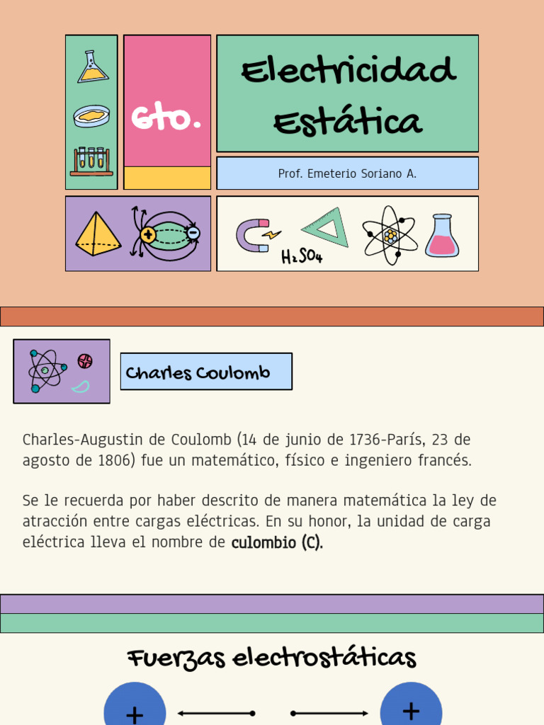 Electricidad Estatica | PDF | Ingenieria Eléctrica | Electricidad