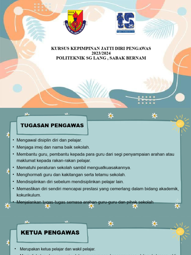 Kursus Kepimpinan Pengawas | PDF