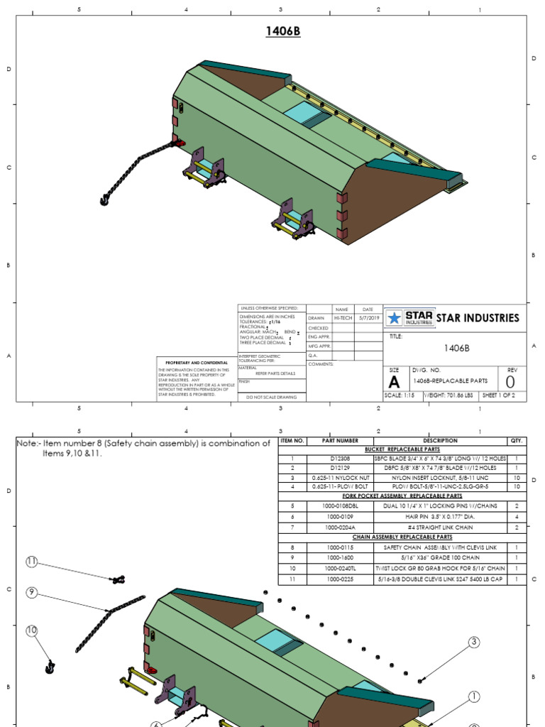 1406B-REPLACABLE-PARTS | PDF | Manufactured Goods | Equipment