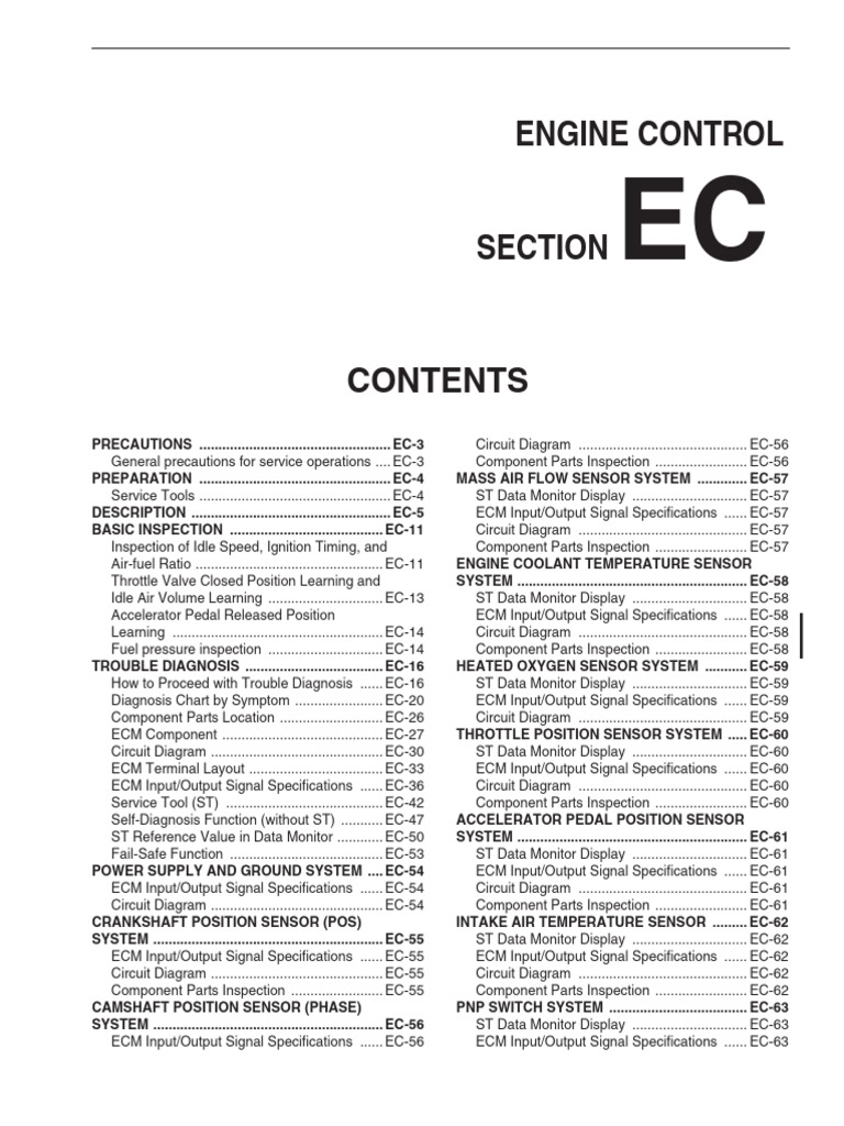 Engine Control | PDF | Throttle | Ignition System