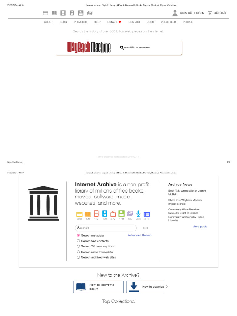 Digital Library of Free & Borrowable Books, Movies, Music & Wayback ...