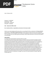 Wipro Offer Letter | PDF