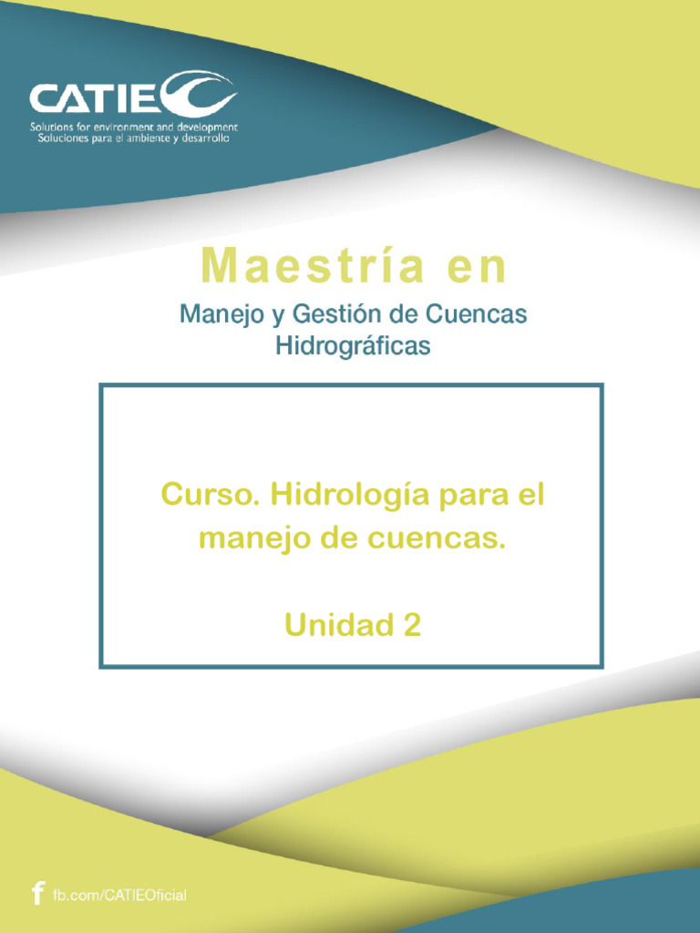 Hidro Unidad 2 | PDF | Agua subterránea | Cuenca de drenaje