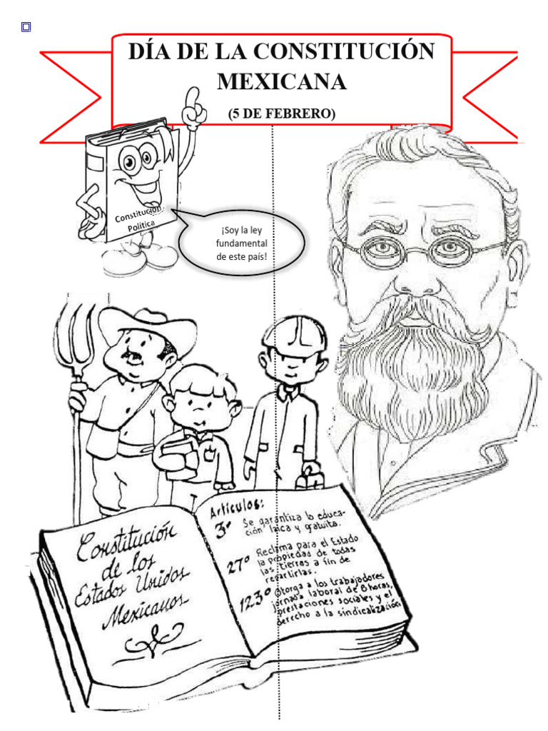 Lapboook Día de La Constitución de 1917 Profa. Kempis | PDF ...