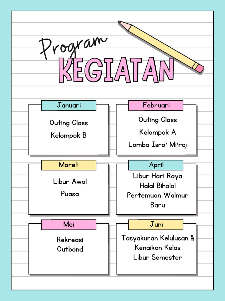 Student Agenda Organizer Worksheet in Yellow Blue and Pink Colorful ...