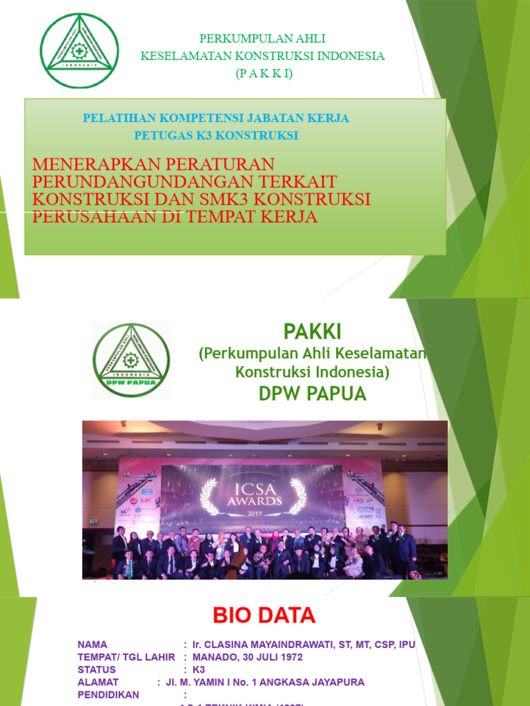 Modul 1 - Menerapkan Peraturan k3 Konstruksi | PDF