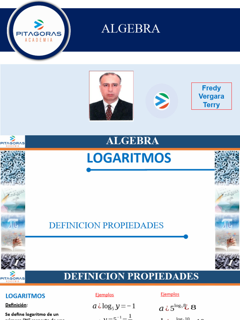 Definición y Propiedades de Logaritmos | PDF | Logaritmo | Matemática ...