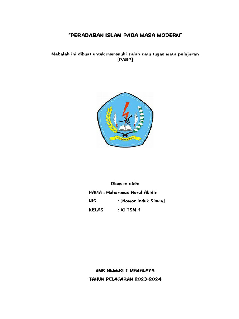 Makalah Peradaban Islam Pada Masa Modern | PDF