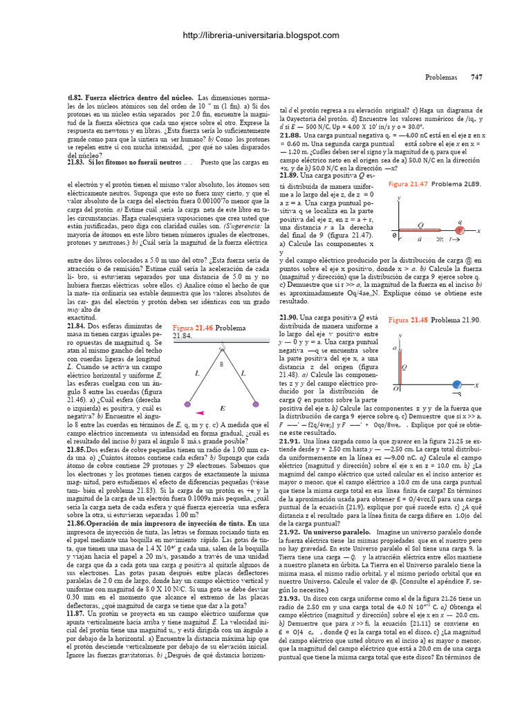 Enunciado de Ejercicios Parte 2 | PDF | Electrón | Carga eléctrica