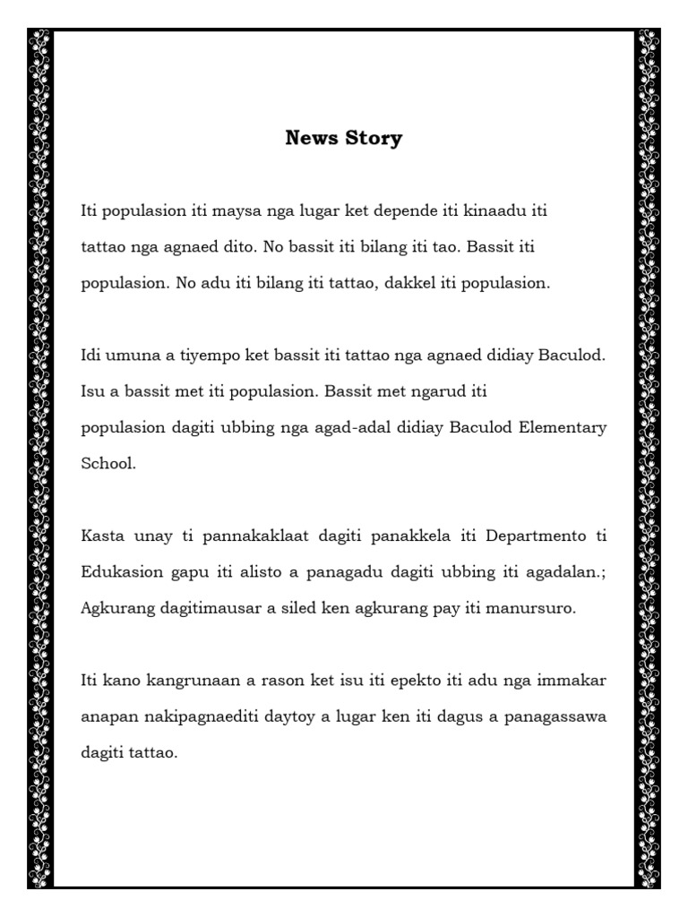 News Story | PDF