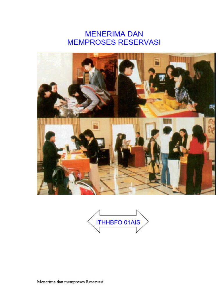 Modul Menerima Dan Memproe Reservasi | PDF