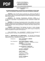 BARANGAY RESOLUTION Badac | PDF