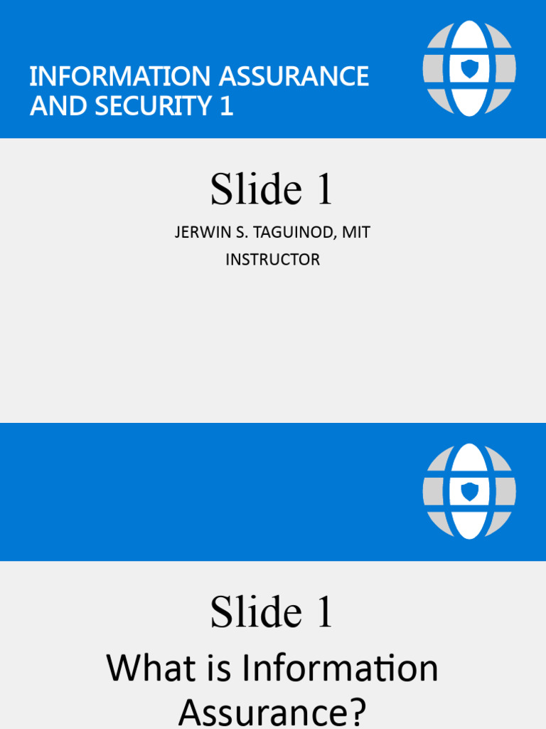 Understanding Information Assurance Basics | PDF | Information Security ...