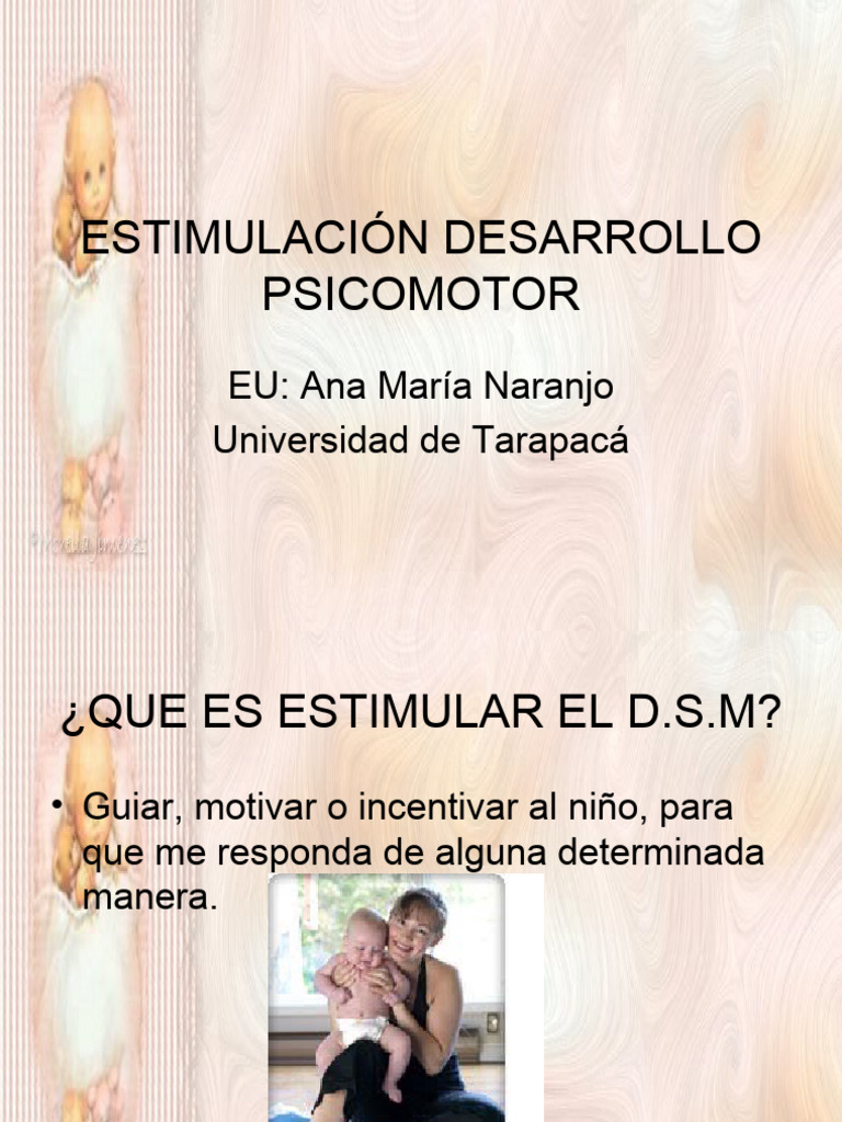Estimulación Desarrollo Psicomotor | PDF