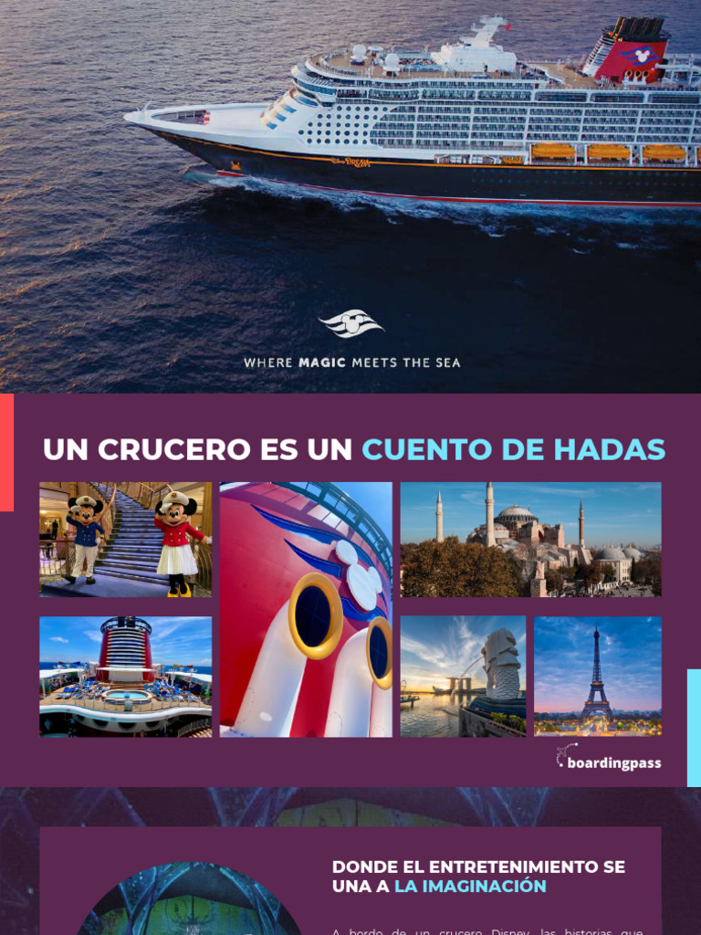DISNEY CRUISE LINE - BoardingPass | Descargar gratis PDF | Crucero | La compañía Walt Disney
