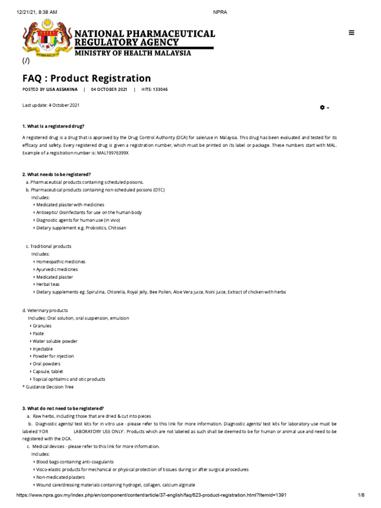 0 PDT Reg Lead Time and Fees | PDF | Homeopathy | Packaging And Labeling