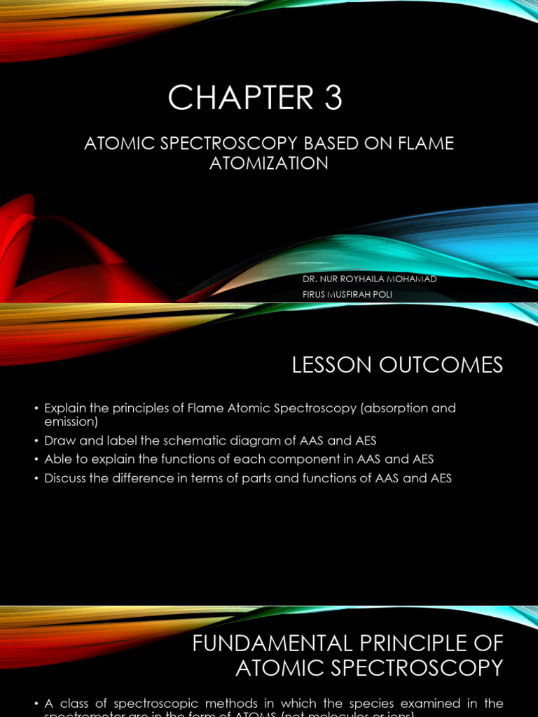 CHM260 Chapter 3 - Sarawak | PDF | Emission Spectrum | Atomic ...