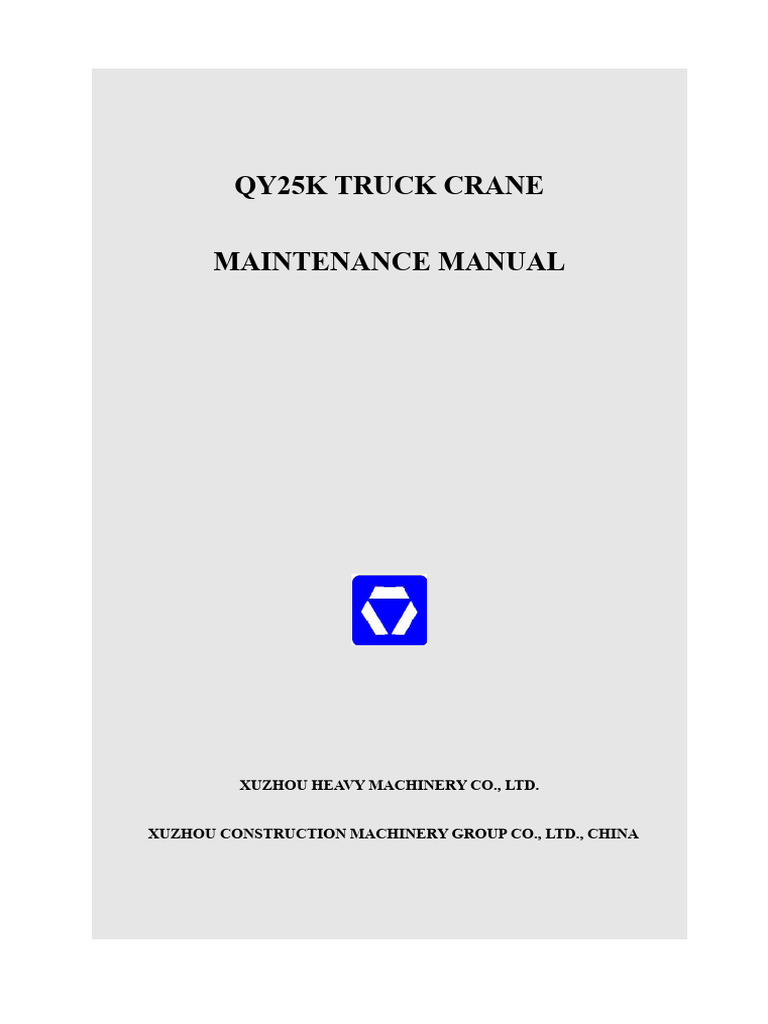 QY25K Maintenance | PDF | Pump | Piston