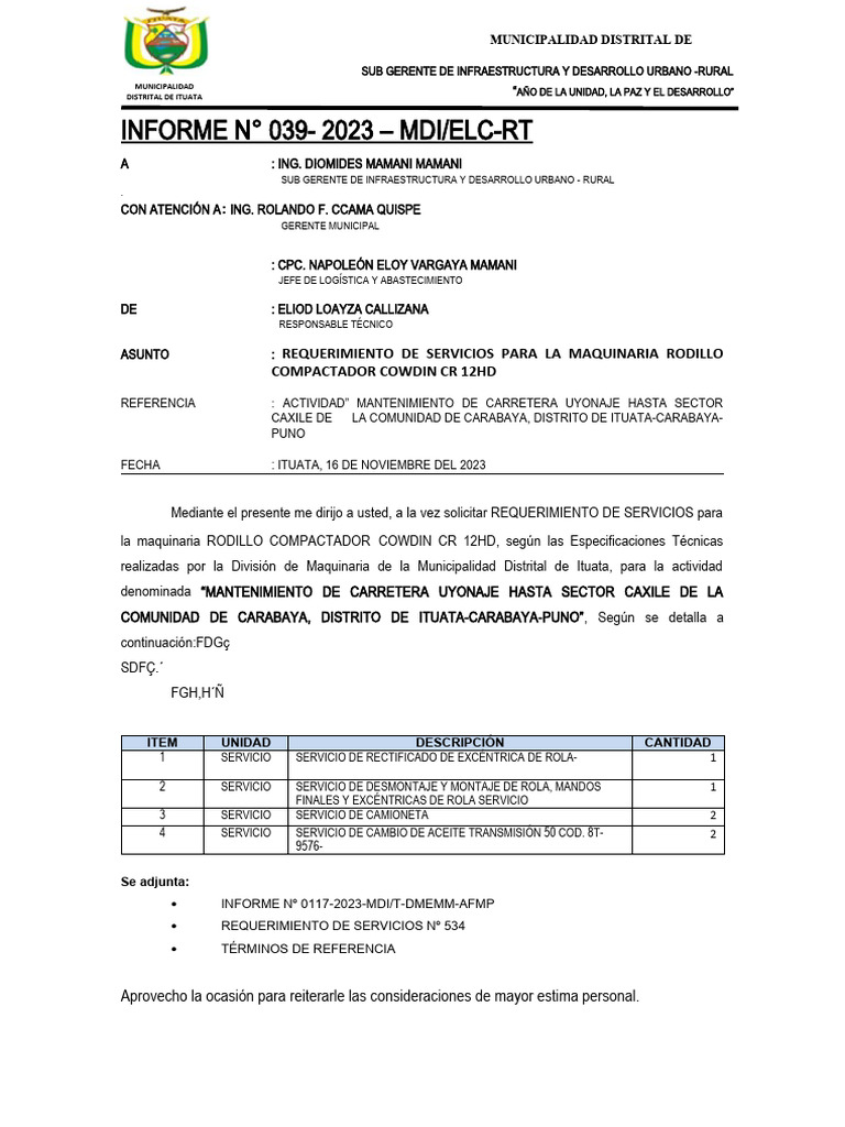 Informe N°38 Conformidad de Pago | PDF