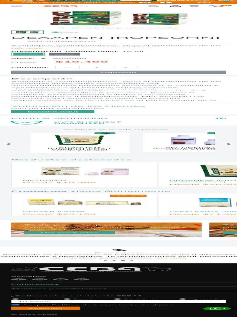 DEXAPEN: Dosis y Usos en Animales | PDF | Penicilina | Las bacterias