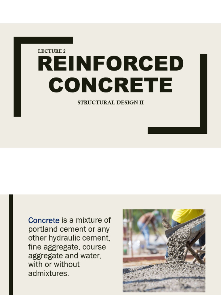 RCD2 - Reinforced Concrete & Signly Reinforced Beams | PDF | Concrete | Strength Of Materials