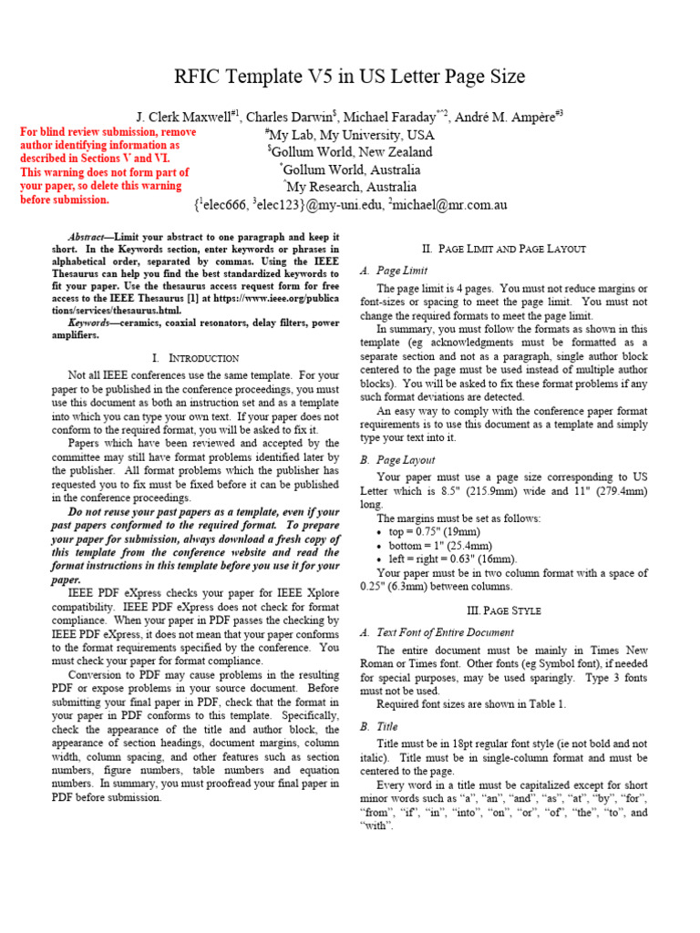 Template Letter | PDF | Page Layout | Typefaces