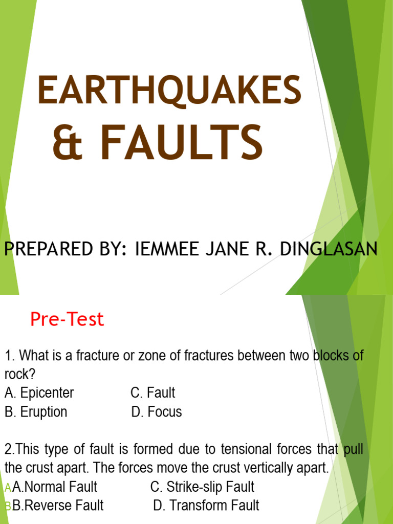 Faults and Earthquake Mechanics | PDF | Fault (Geology) | Earthquakes