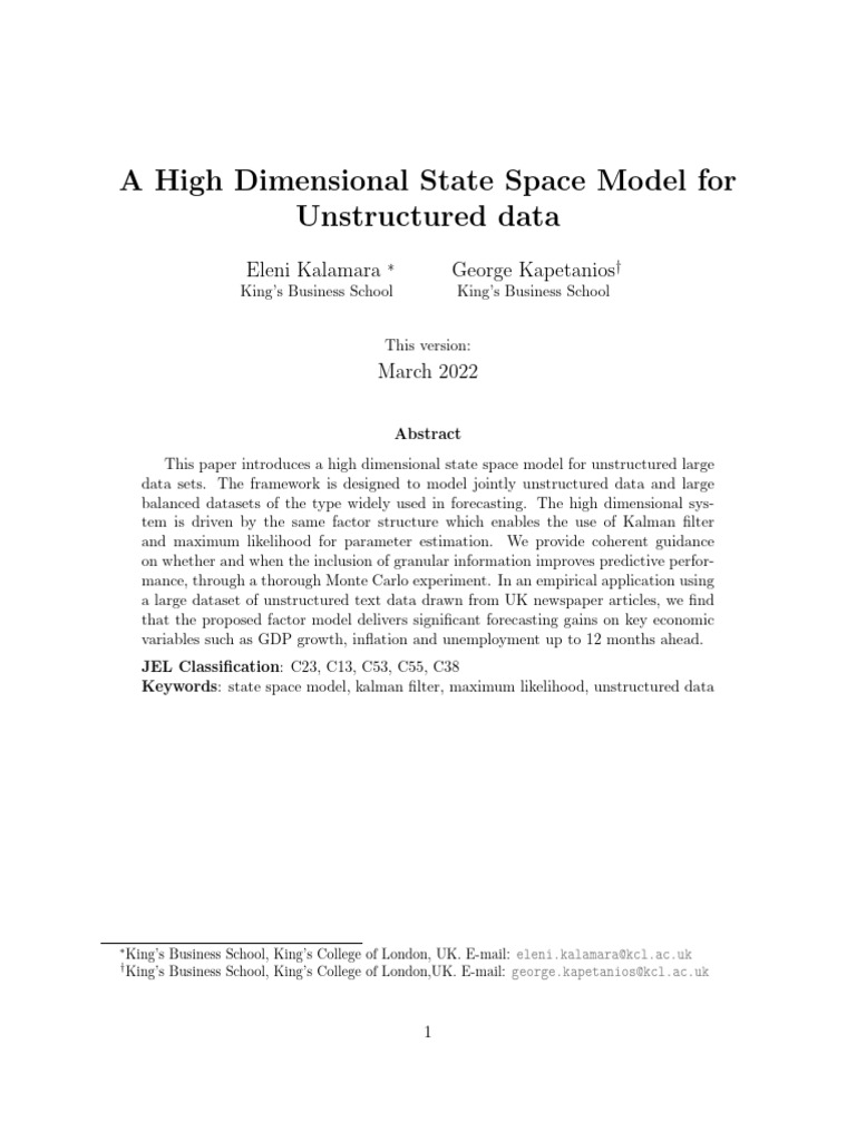State Space | PDF | Kalman Filter | Normal Distribution