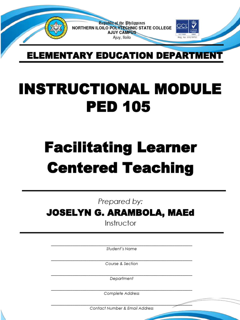 PED 105 Module No. 4 | Download Free PDF | Metacognition | Learning
