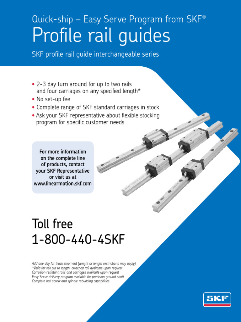 SKF Intercambio Guías Lineales | PDF