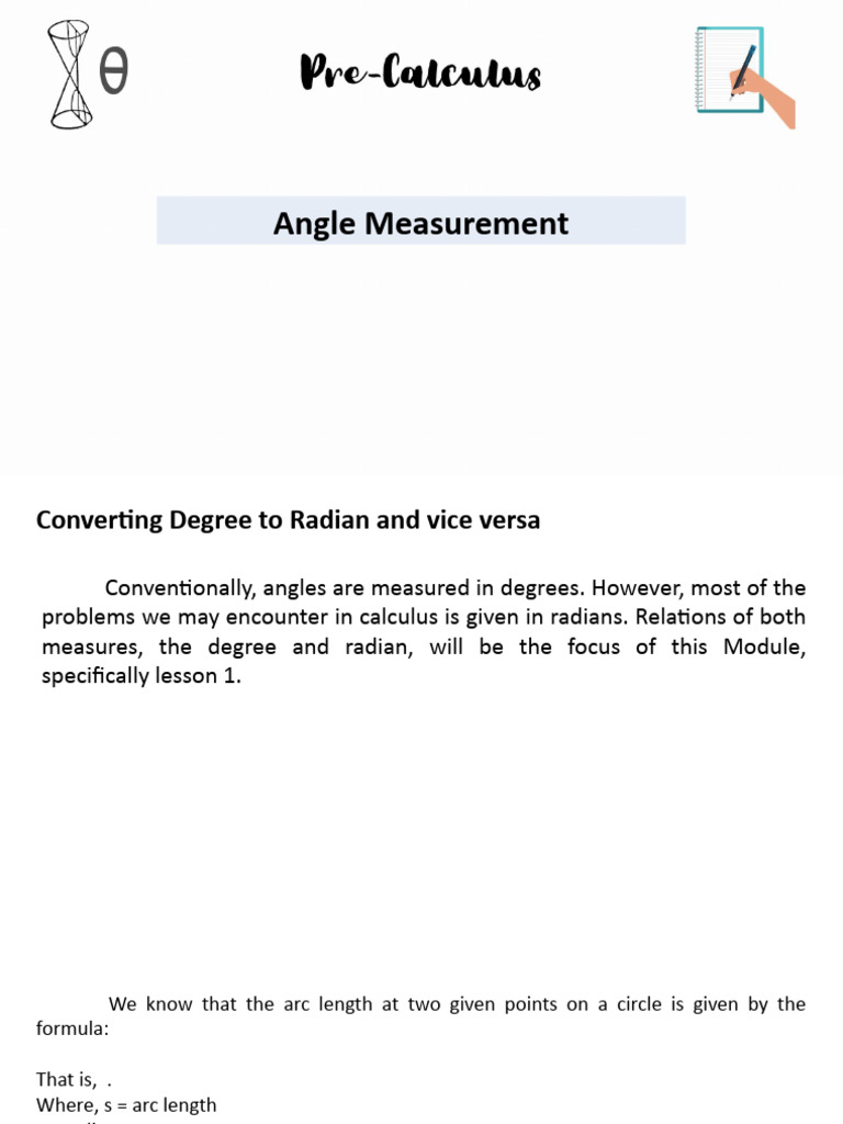 02 Angle Measurement | PDF | Angle | Circle
