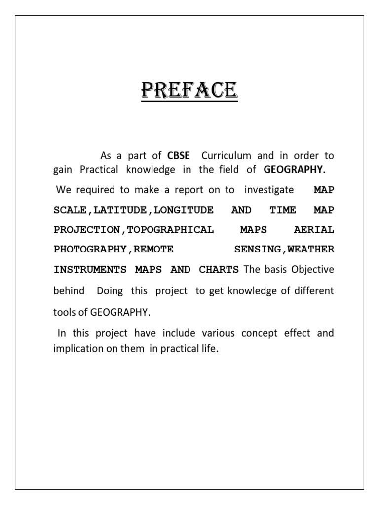 PREFACE | PDF | Geography | Schools