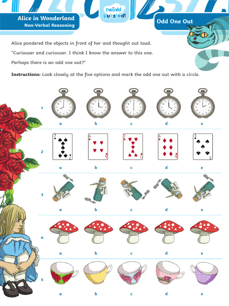 Non-Verbal Reasoning: Odd One Out | PDF