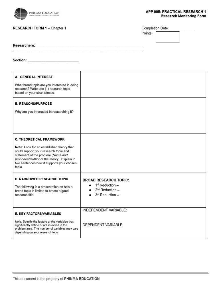 App 005 Research Forms 1 3 | PDF | Apa Style | Questionnaire