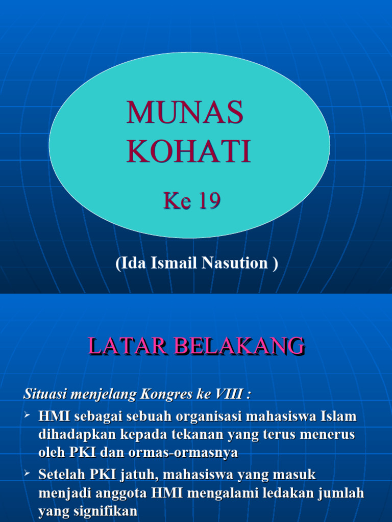 Biografi Ida Ismail Nasution dalam HMI | PDF