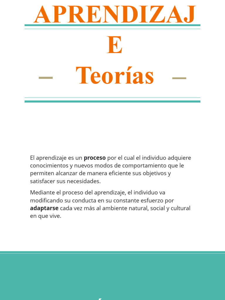 APRENDIZAJE | Descargar gratis PDF | Reforzamiento | Aprendizaje