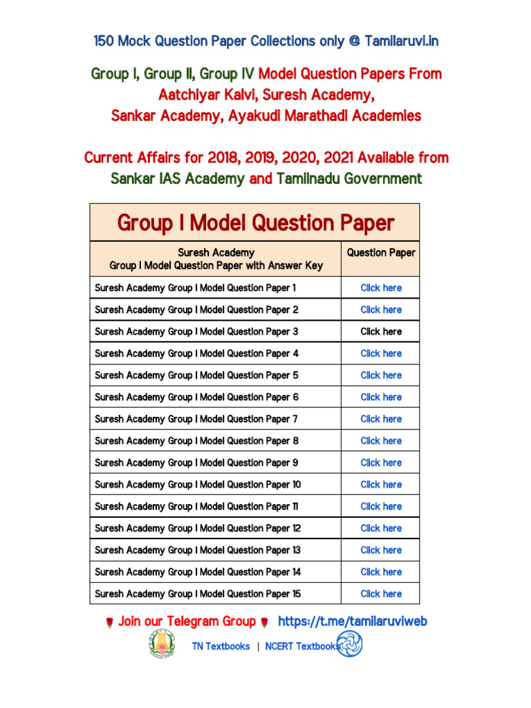 150 Mock Test Question Papers From Various Academies | PDF | Science