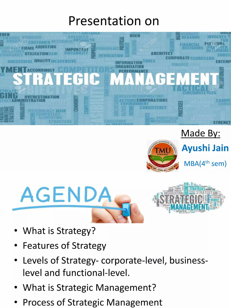 Strategic management ppt | PDF