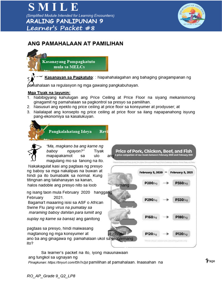 AP Grade-9 Q2 LP8 | PDF
