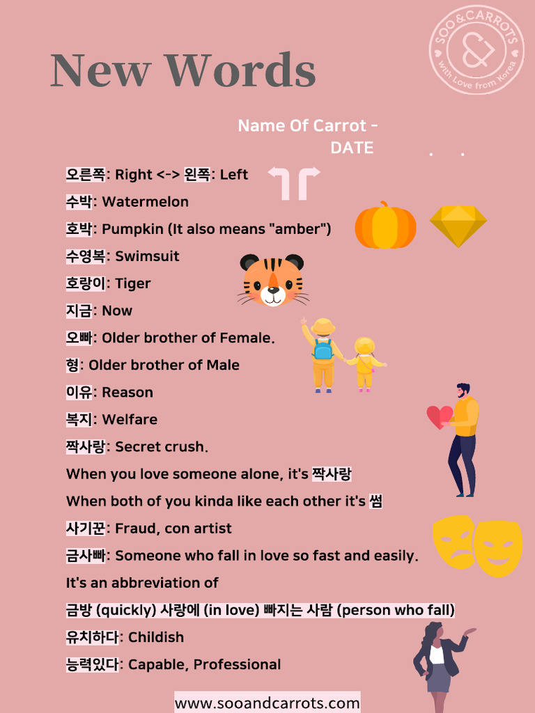 New Words 2 in Korean | PDF