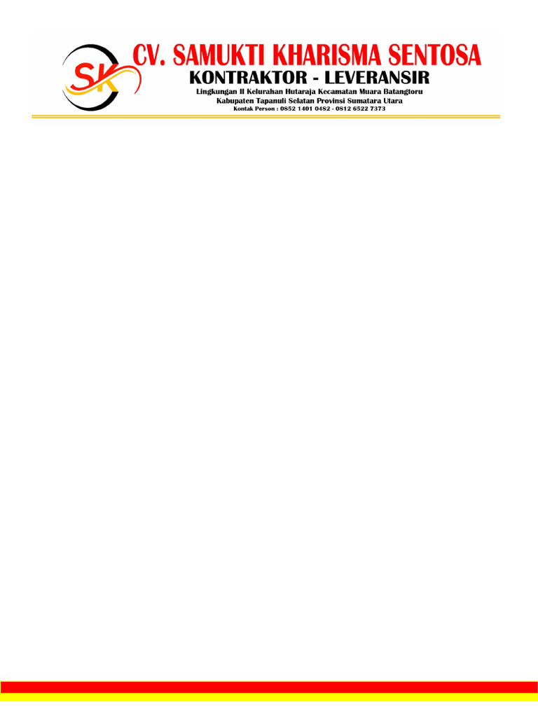 Kop Surat CV SKS | PDF