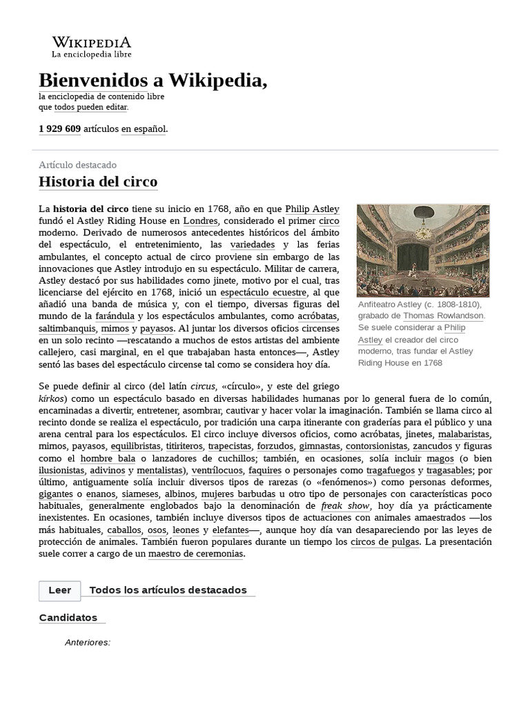 Orígenes del Circo Moderno | PDF | Circo