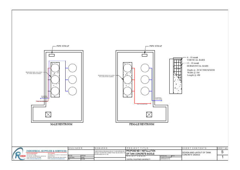 Concrete Saddle Layout | PDF | Civil Engineering | Building Engineering