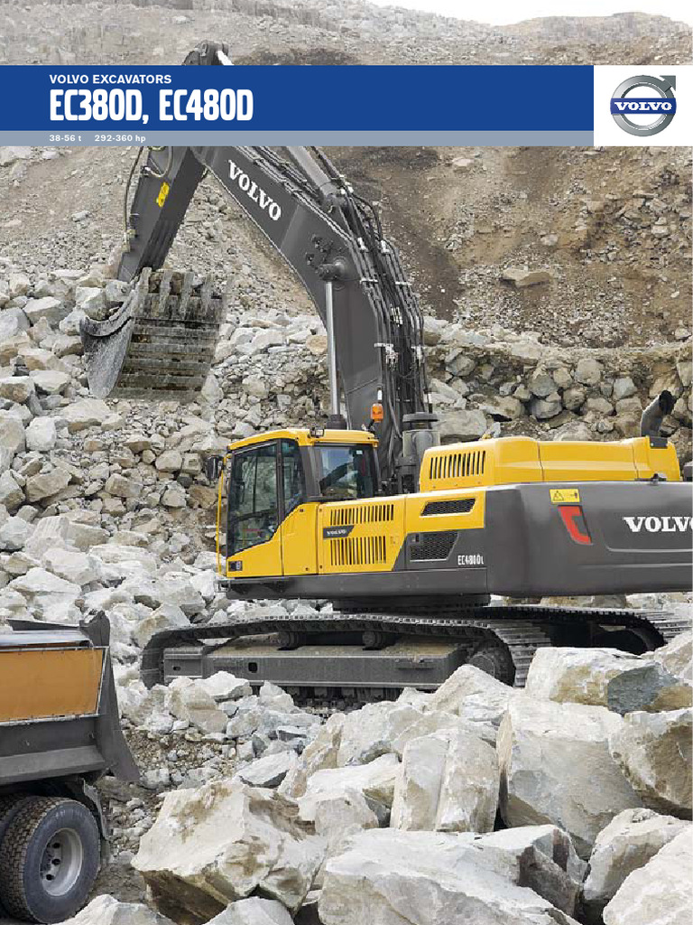 Volvo EC480 Excavator Specs | PDF | Horsepower | Pump