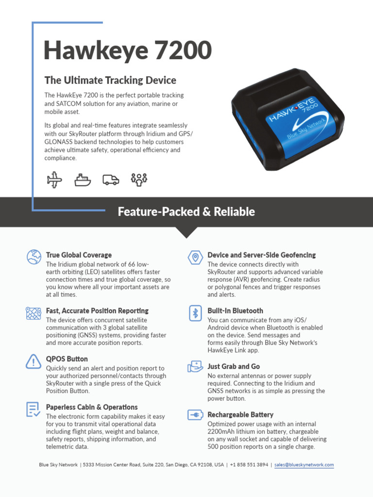 Hawkeye 7200 Brochure V001rev003 | PDF | Computer Networking | Computer ...