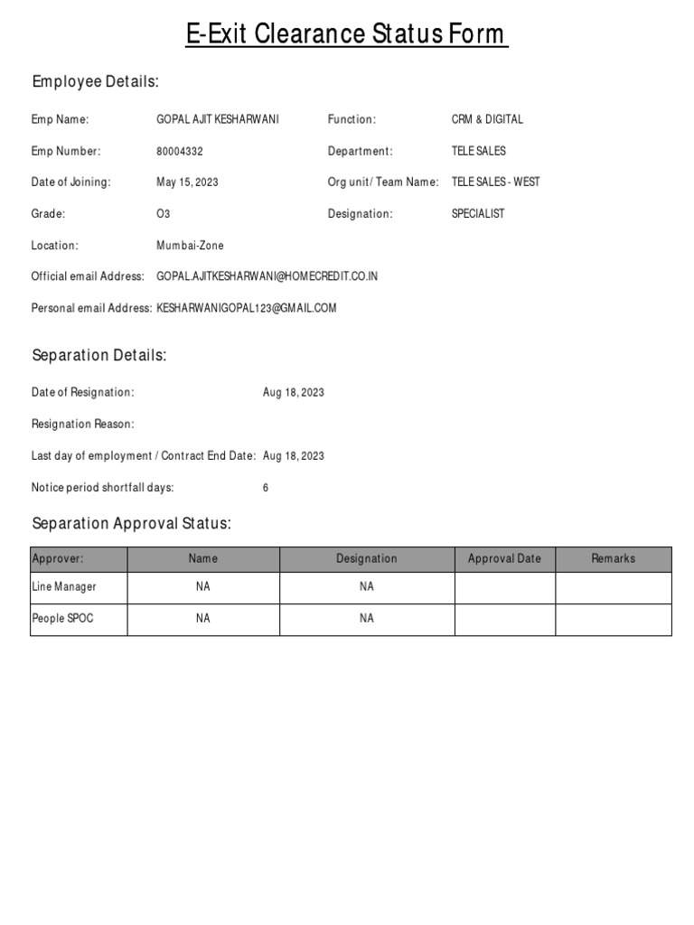 Clearance Form | PDF | Computer Engineering | Computer Science