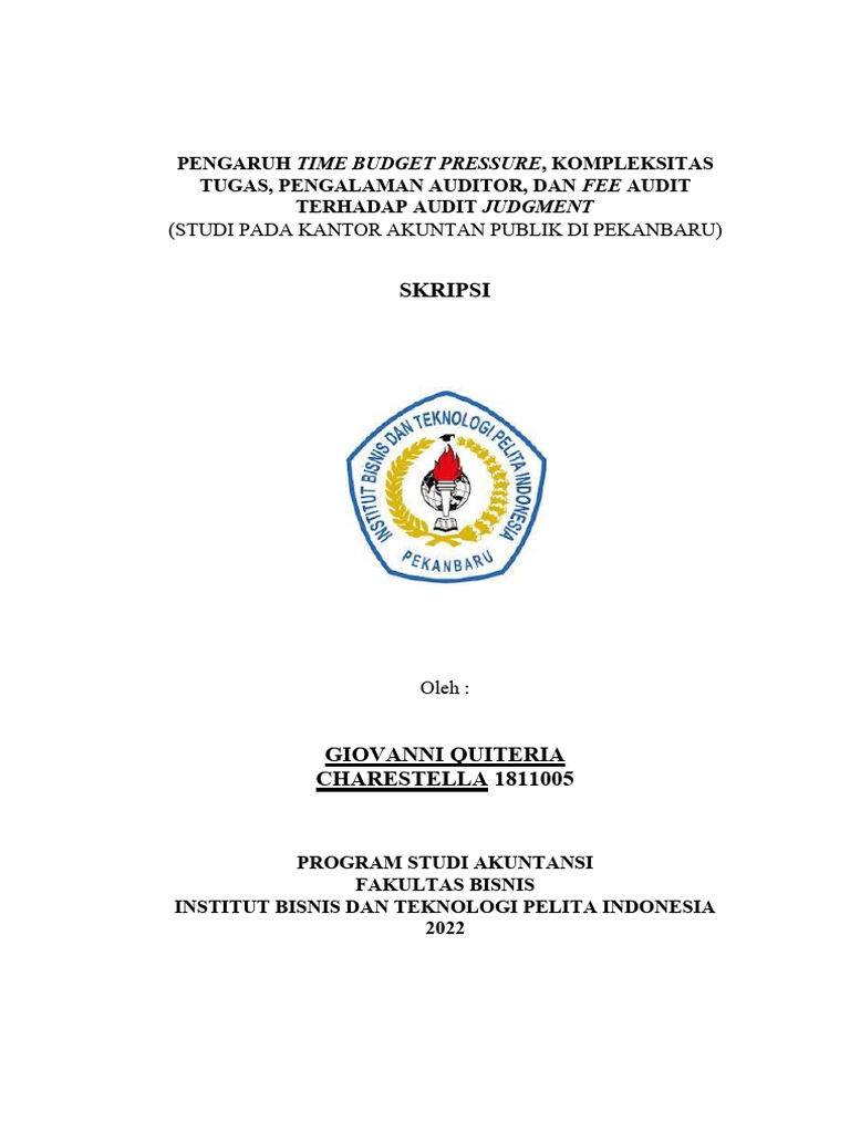 Contoh Skripsi Nyontek Pdf